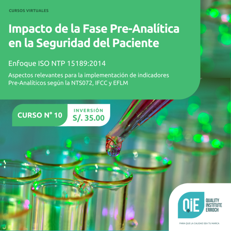 Programas de control de calidad interlaboratorial en el laboratorio ...