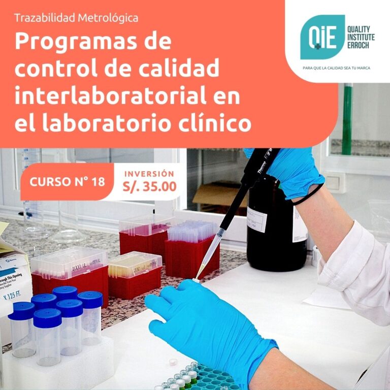 Programas de control de calidad interlaboratorial en el laboratorio clínico - QIE - Quality ...